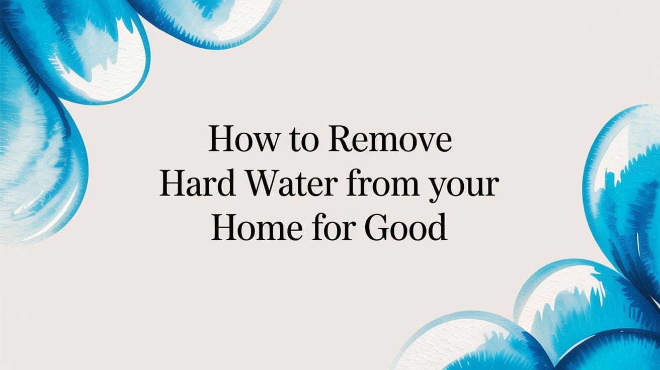 How to Remove Hard Water From Your Home for Good