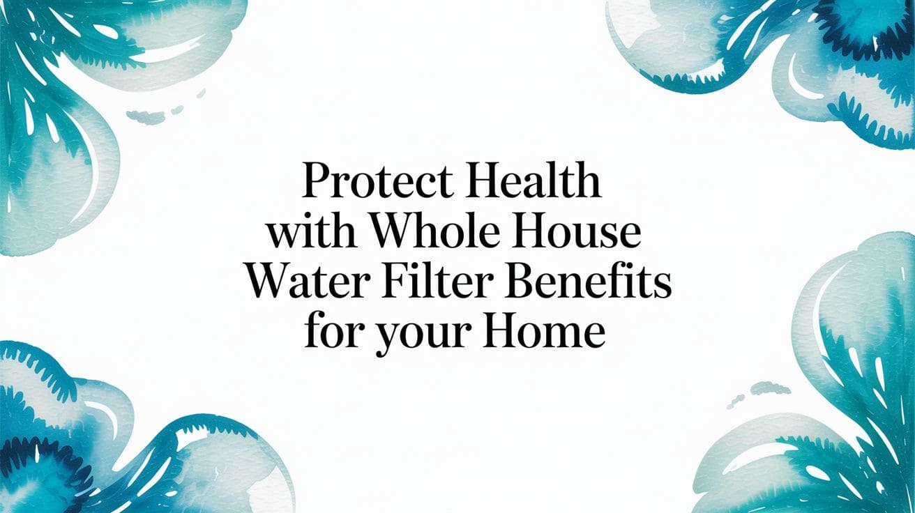 Protect Your Health and Home with a Whole House Water Filter