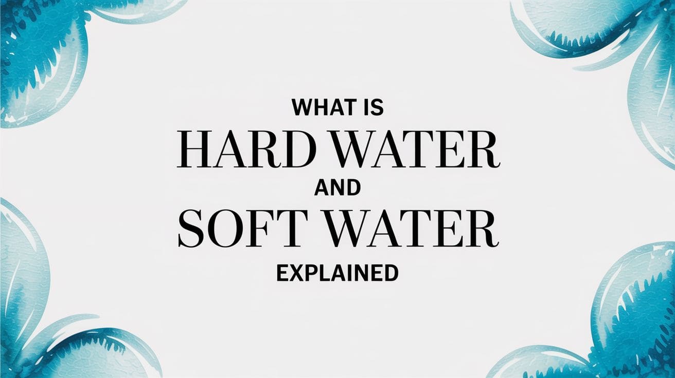 What Is Hard Water and Soft Water Explained